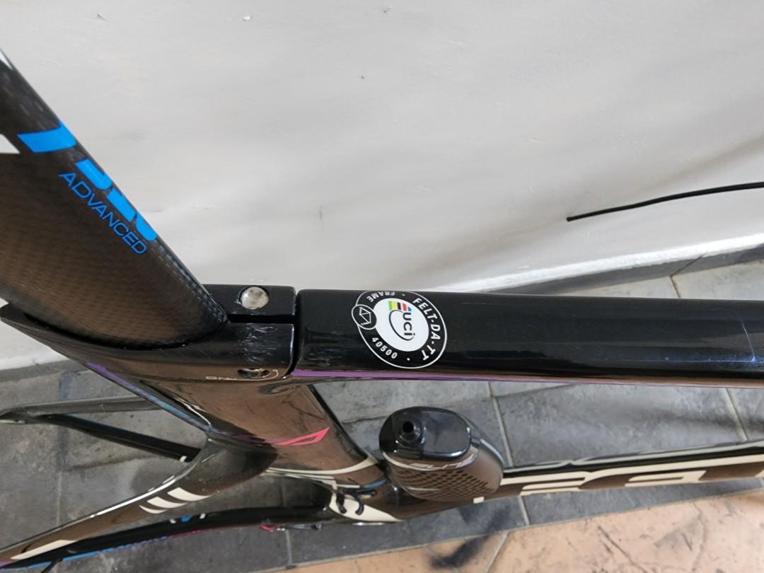 Felt DA4 Neon colourway frameset, Sports Equipment, Bicycles & Parts ...