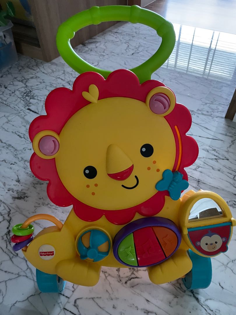Fisher-price musical lion walker, Babies & Kids, Infant Playtime on ...