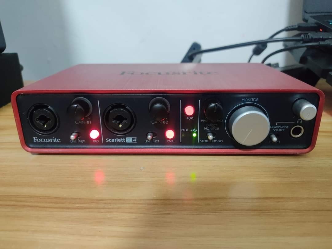 Focusrite Scarlett Sound Interface, Audio, Soundbars, Speakers ...
