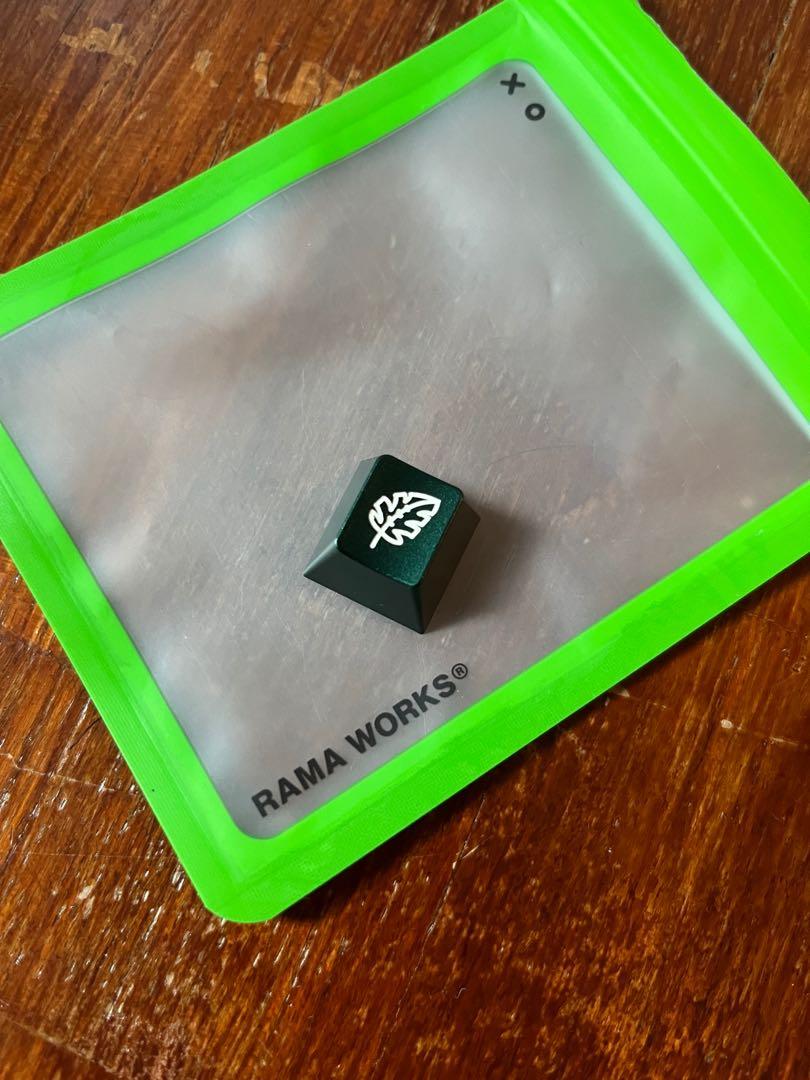 GMK Botanical R1 - Rama Green Leaf Aluminium Artisan Keycap, Computers ...