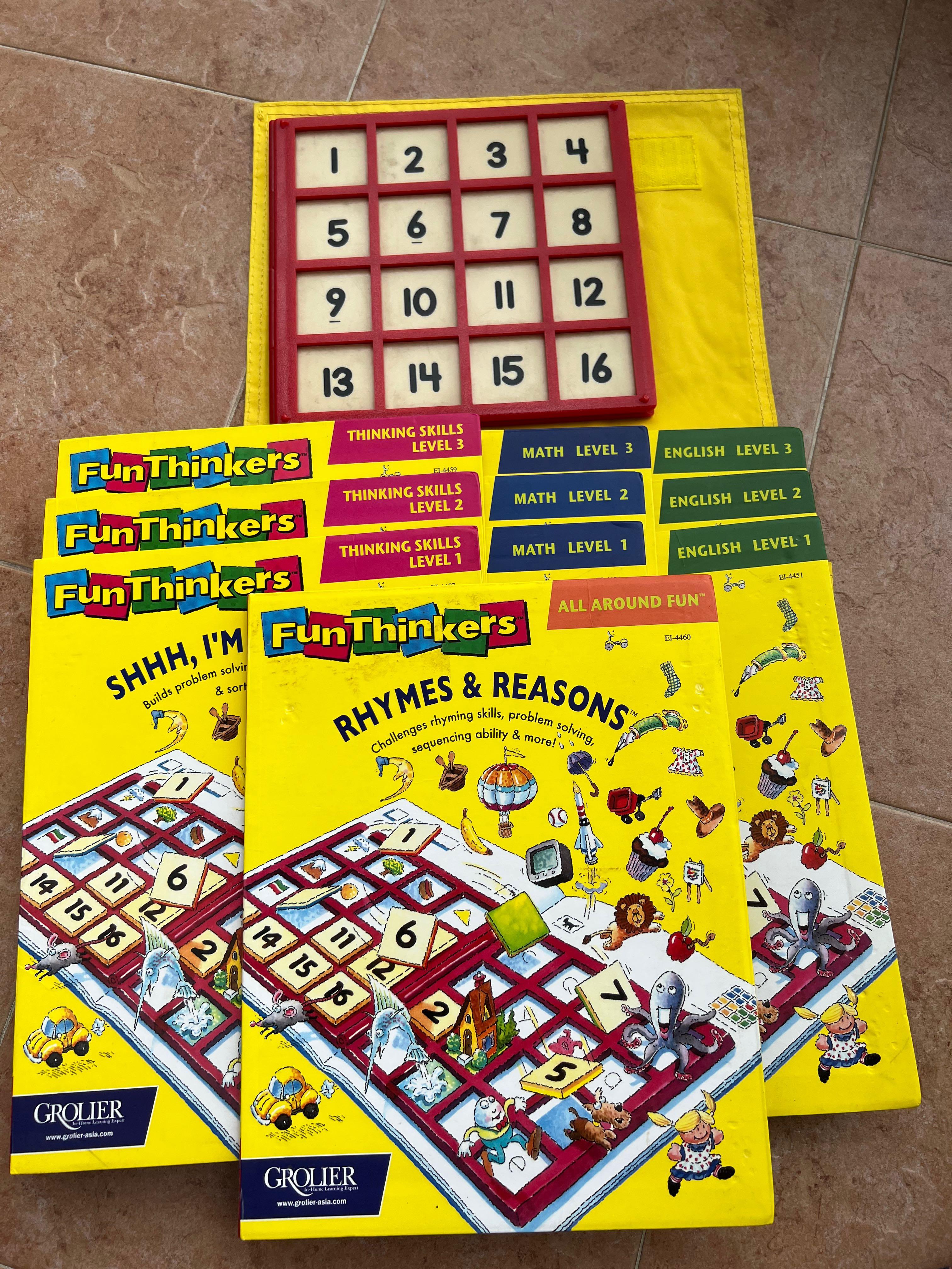 Grolier Funthinkers set, Hobbies & Toys, Books & Magazines, Children's ...