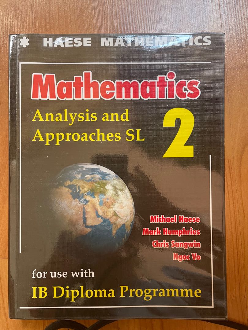 IB Haese Maths A&A SL, Hobbies & Toys, Books & Magazines, Textbooks on ...
