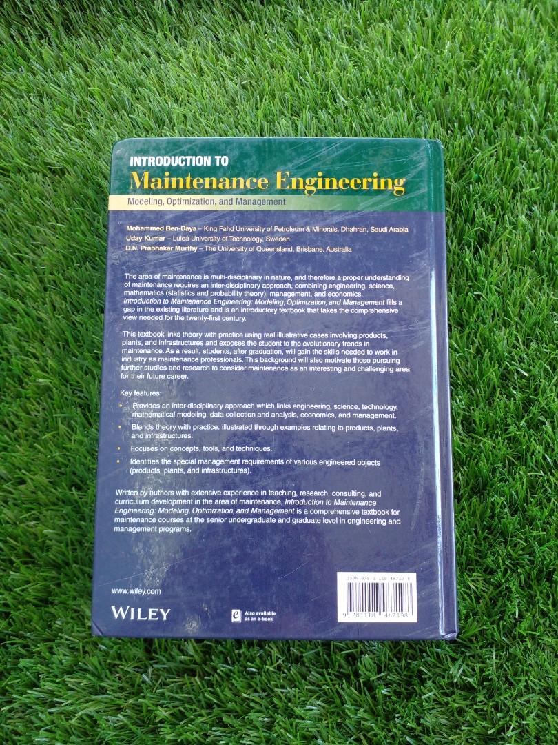 Introduction to Maintenance Engineering, Hobbies & Toys, Books ...