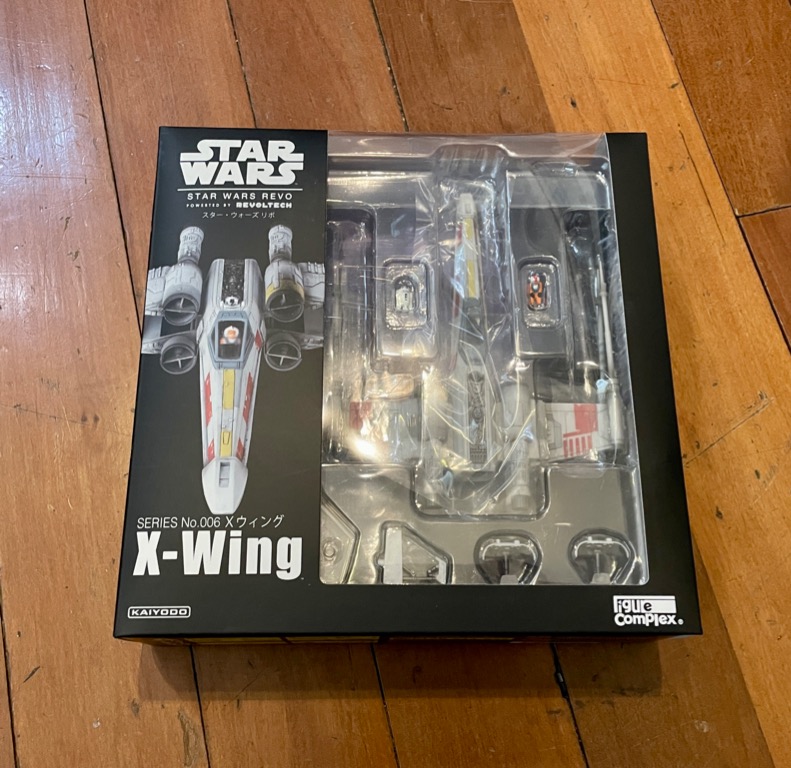 Kaiyodo Star Wars Revo Revoltech Figure Complex X-Wing Like New BIB ...