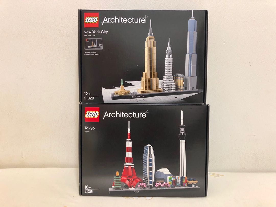 LEGO ARCHITECTURE - TOKYO & NEW YORK CITY, Hobbies & Toys, Toys & Games ...