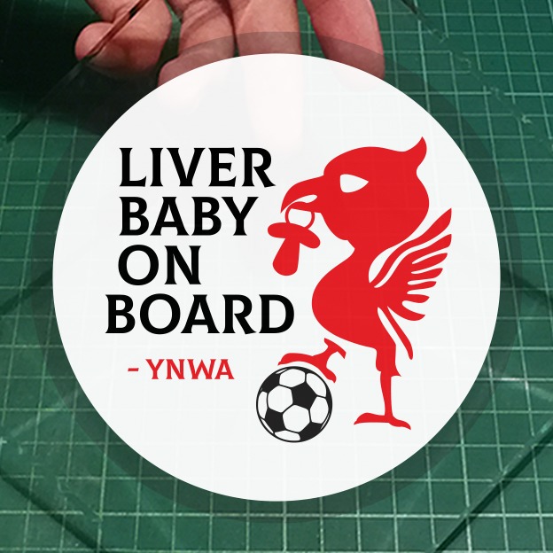 Liverpool Football Club / LFC : LIVER BIRD ON BOARD . YNWA . Static ...