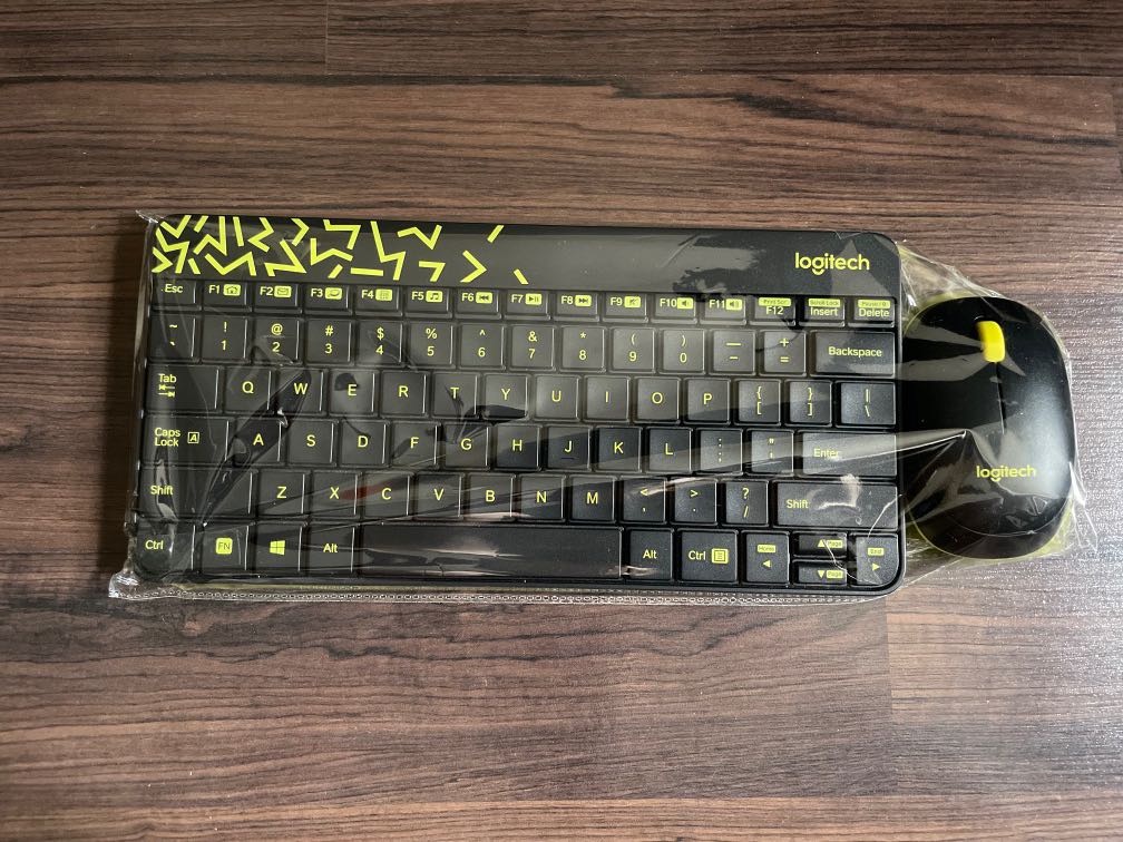 Logitech wireless USB keyboard + mouse, Computers & Tech, Parts & Accessories, Computer Keyboard ...