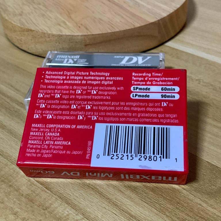 Maxell DV-60 Mini DV Cassette (60 Minutes), Photography, Video Cameras ...