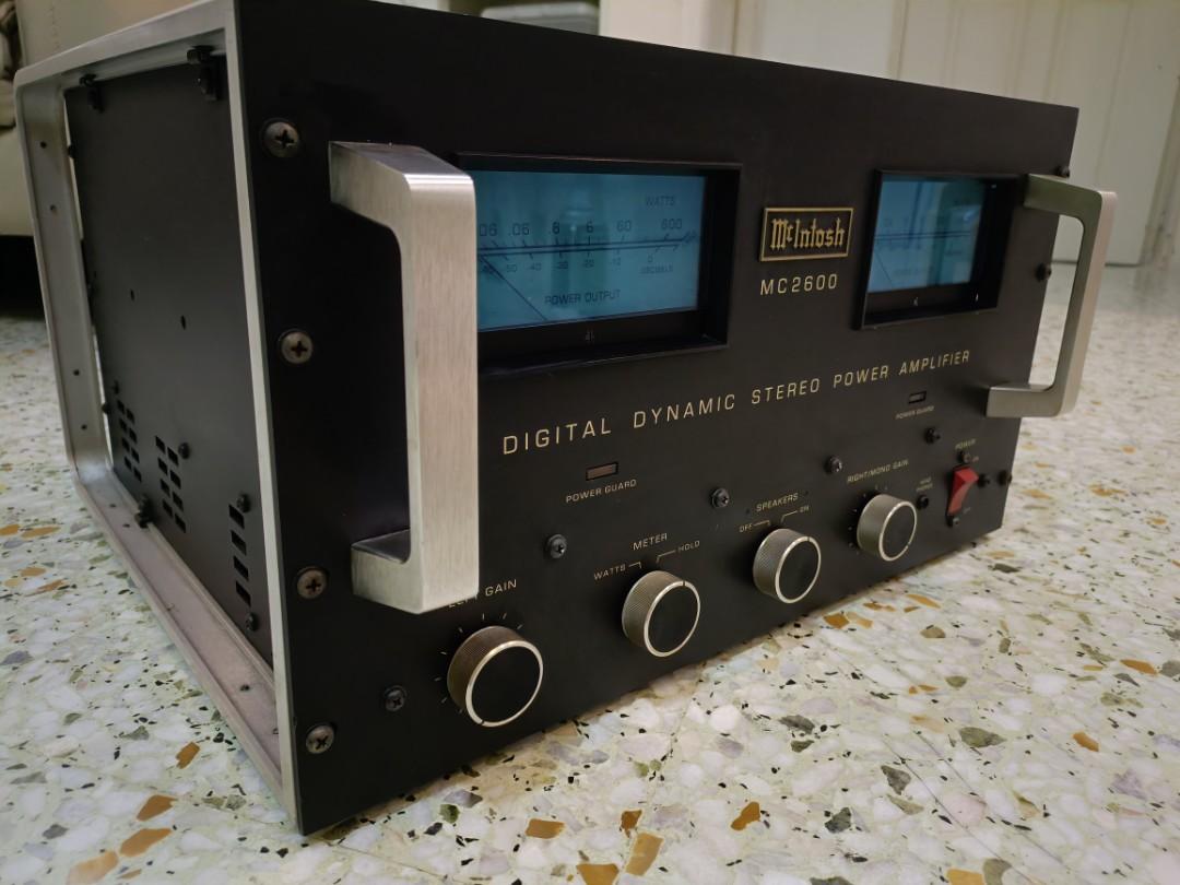 McIntosh mc 2600 power amplifier, Audio, Soundbars, Speakers ...