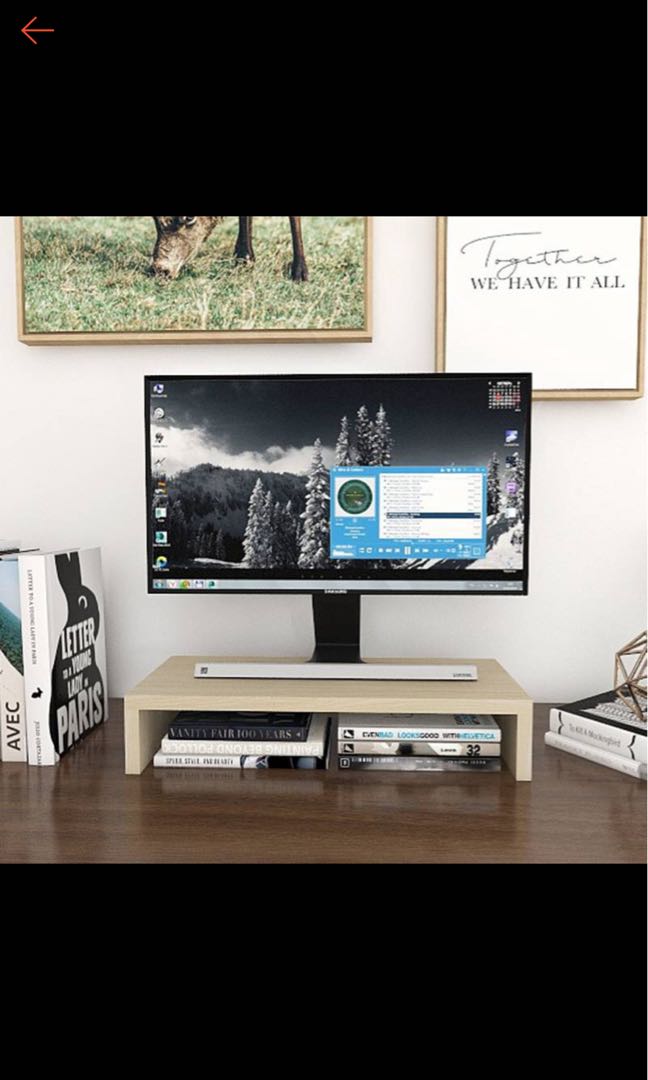 Monitor screen - maple wood colour, Computers & Tech, Parts ...