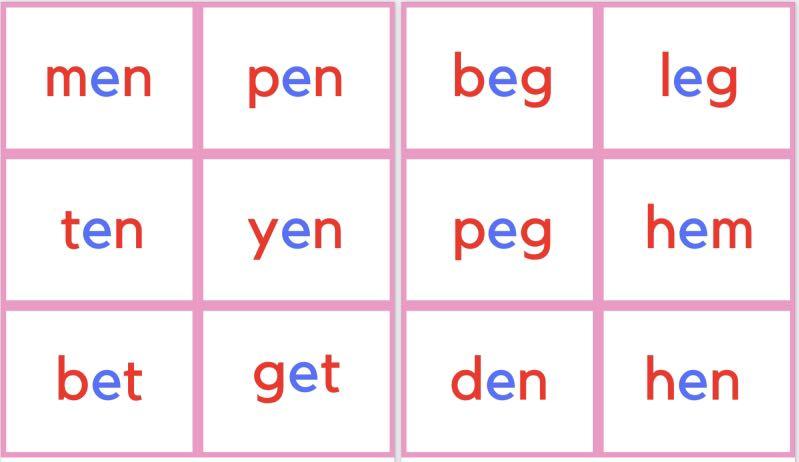 Montessori Pink Scheme Mini Booklet 2, Hobbies & Toys, Toys & Games on ...