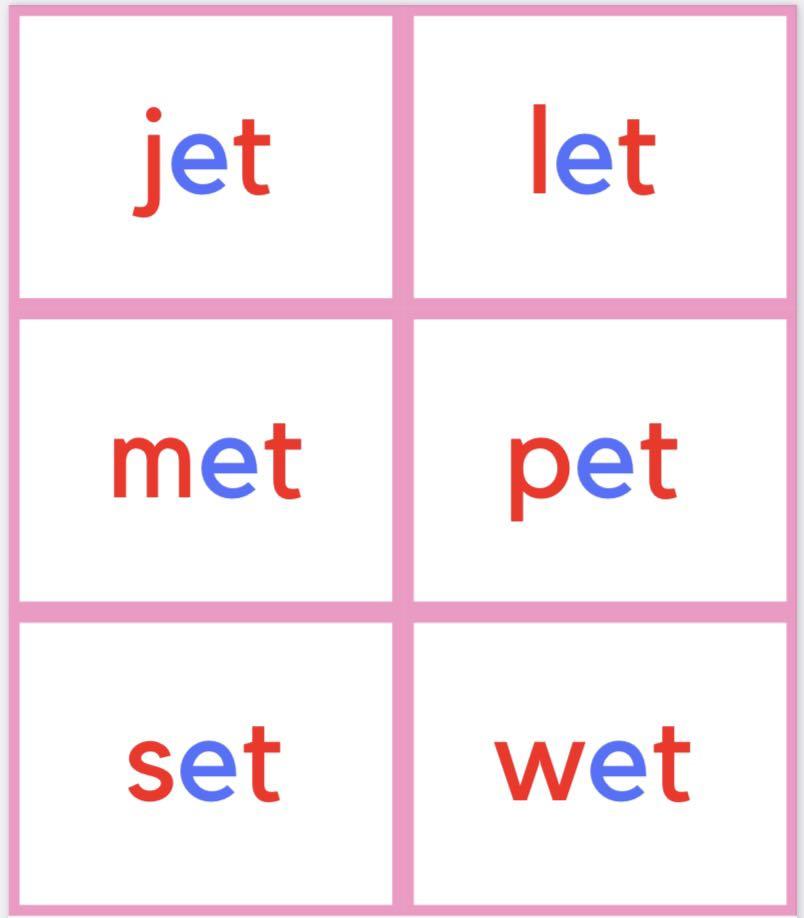 Montessori Pink Scheme Mini Booklet 2, Hobbies & Toys, Toys & Games on ...