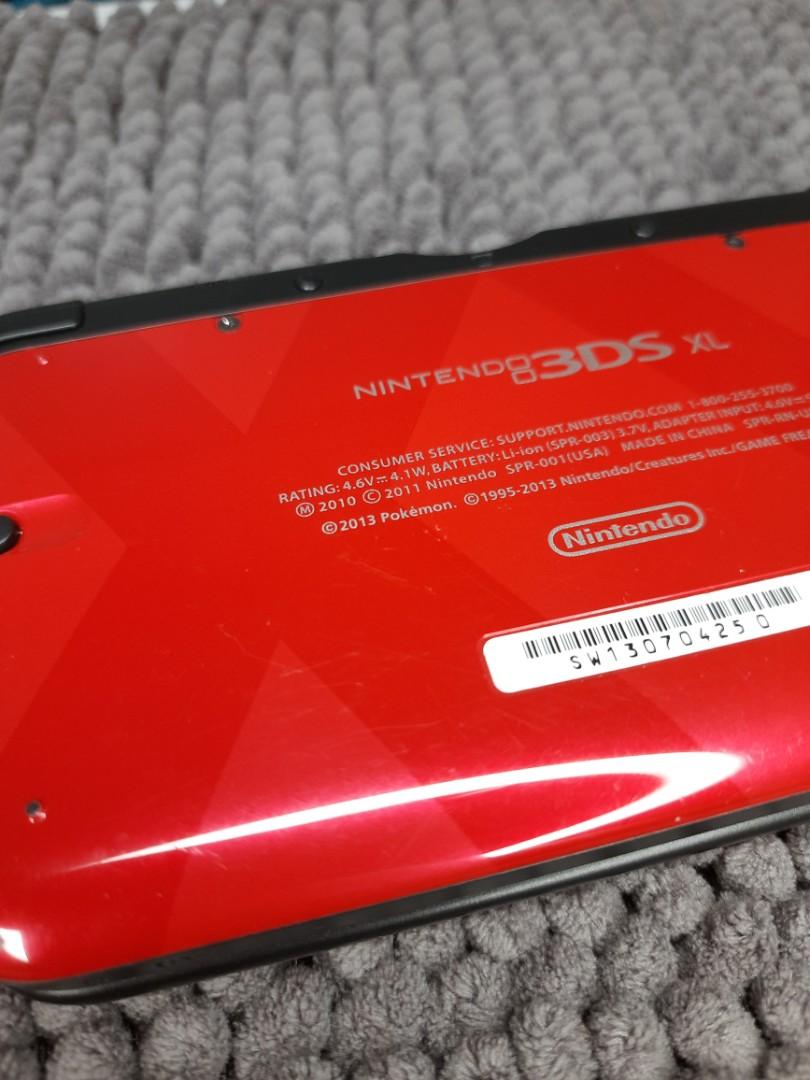 Nintendo Old 3DS XL Pokemon X & Y Red Limited Edition (Non CFW), Video ...
