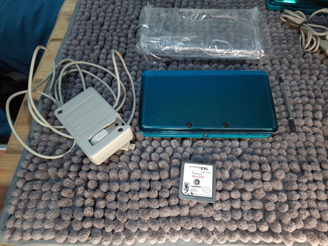 Nintendo Old Regular 3DS (US VER & NON CFW) (CYAN BLUE), Video Gaming ...