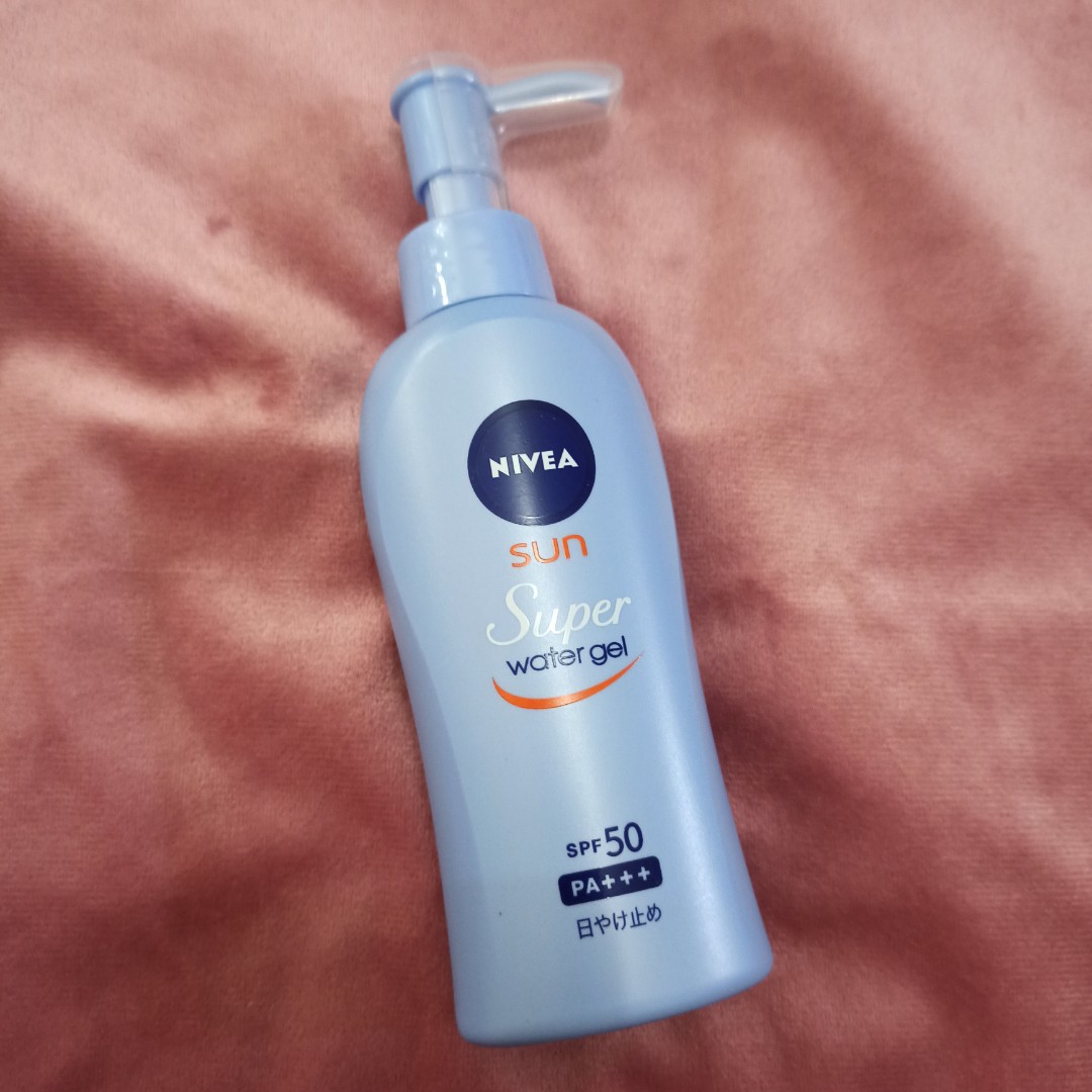 Nivea Super Water Gel Waterproof Sunblock SPF50 / PA +++ 140g, Beauty ...