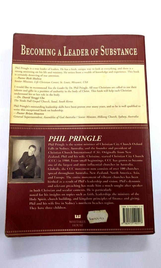 PHIL PRINGLE - YOU THE LEADER - Christian Book - Bible - Catholic ...