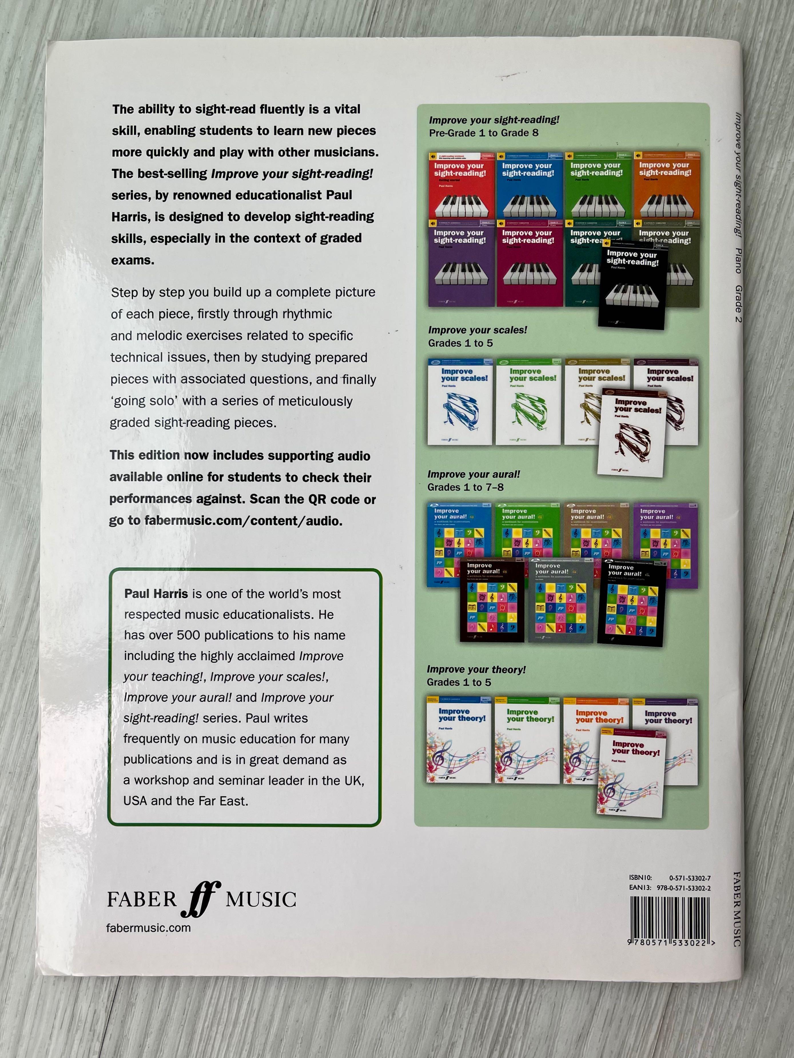 Piano - Improve Your Sight-Reading Grade 2, Hobbies & Toys, Music ...