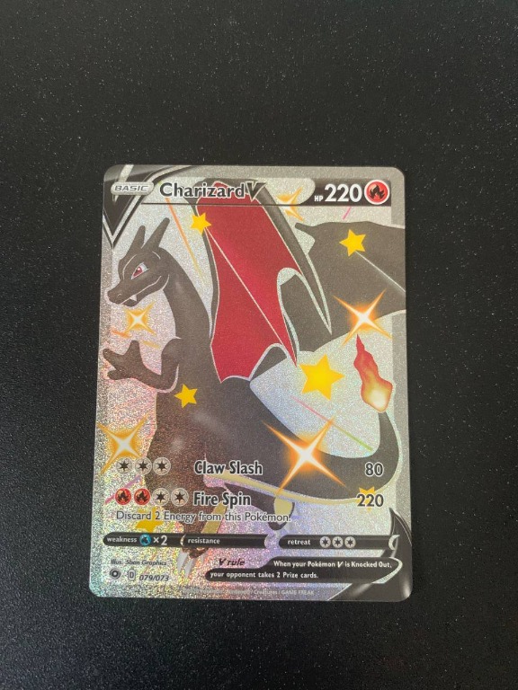 Pokemon card Shiny Charizard V Champions path, Hobbies & Toys, Toys ...