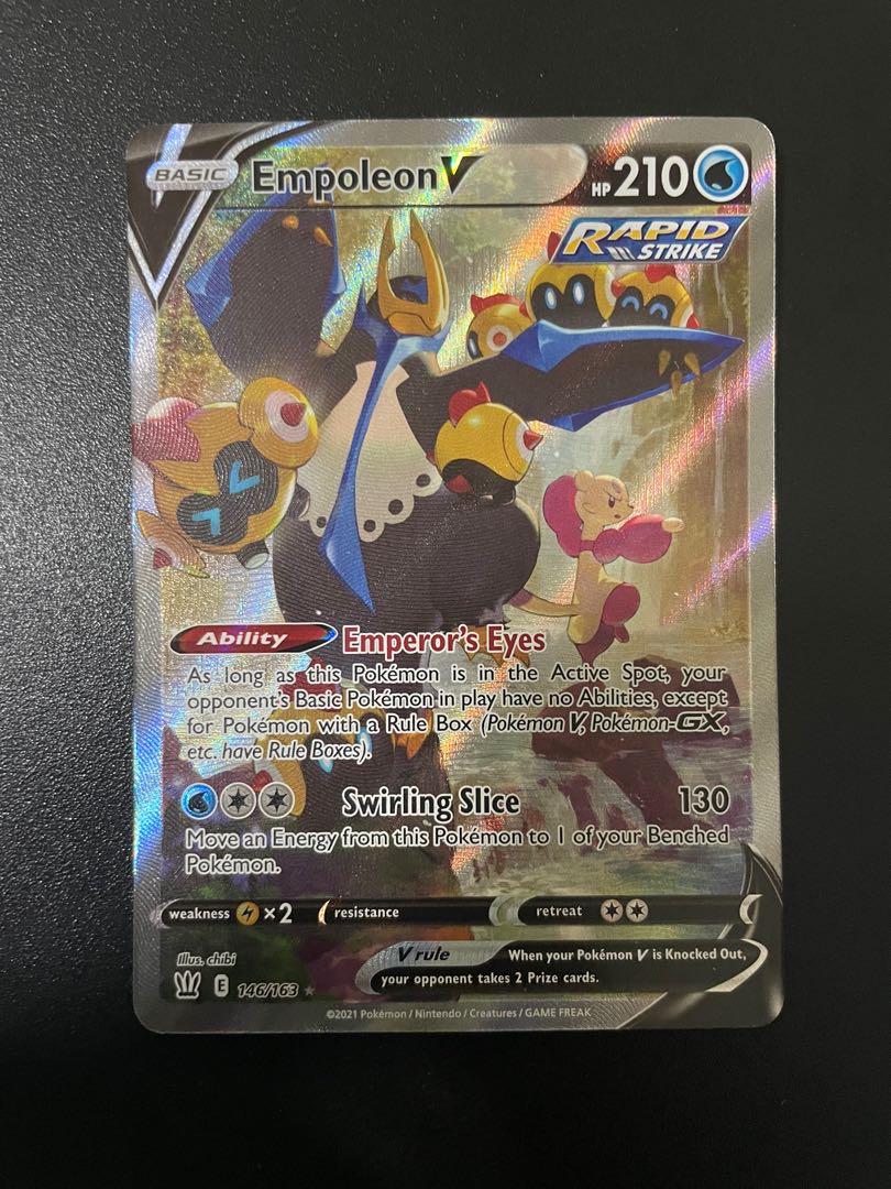 Pokemon TCG Empoleon V - 146/163 - Alternate Art Ultra Rare Sword ...