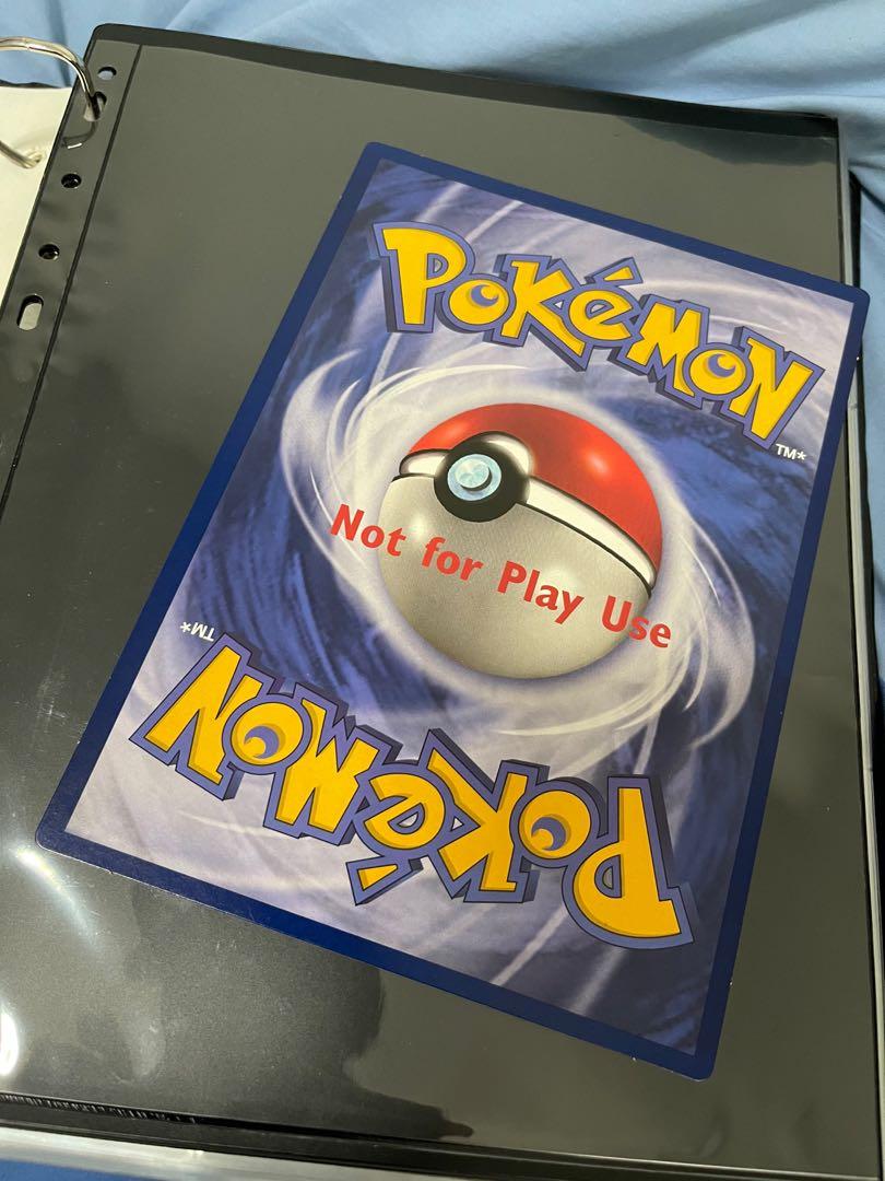 Pokemon TCG GIANT Pikachu Card, Hobbies & Toys, Toys & Games on Carousell