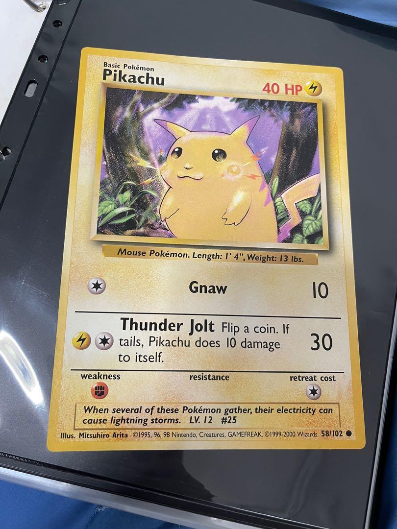 Pokemon TCG GIANT Pikachu Card, Hobbies & Toys, Toys & Games on Carousell
