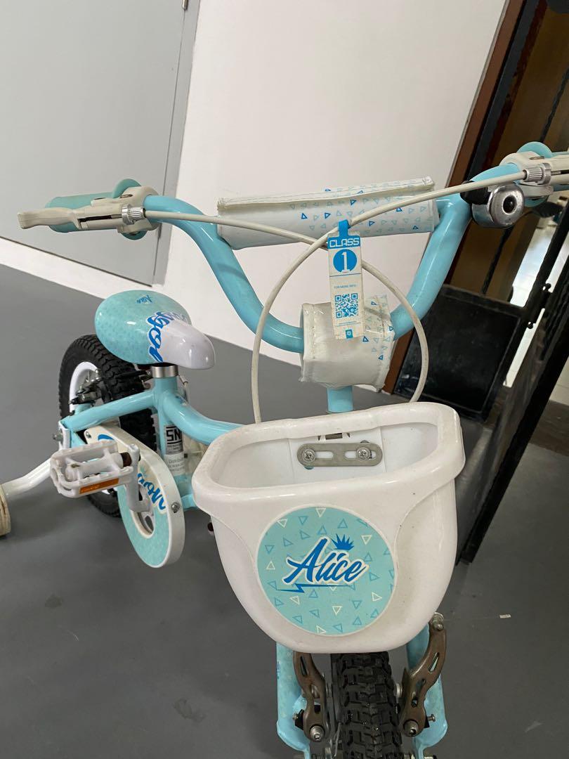 Polygon Alice 12 Class 1 children bicycle kids bike with training ...