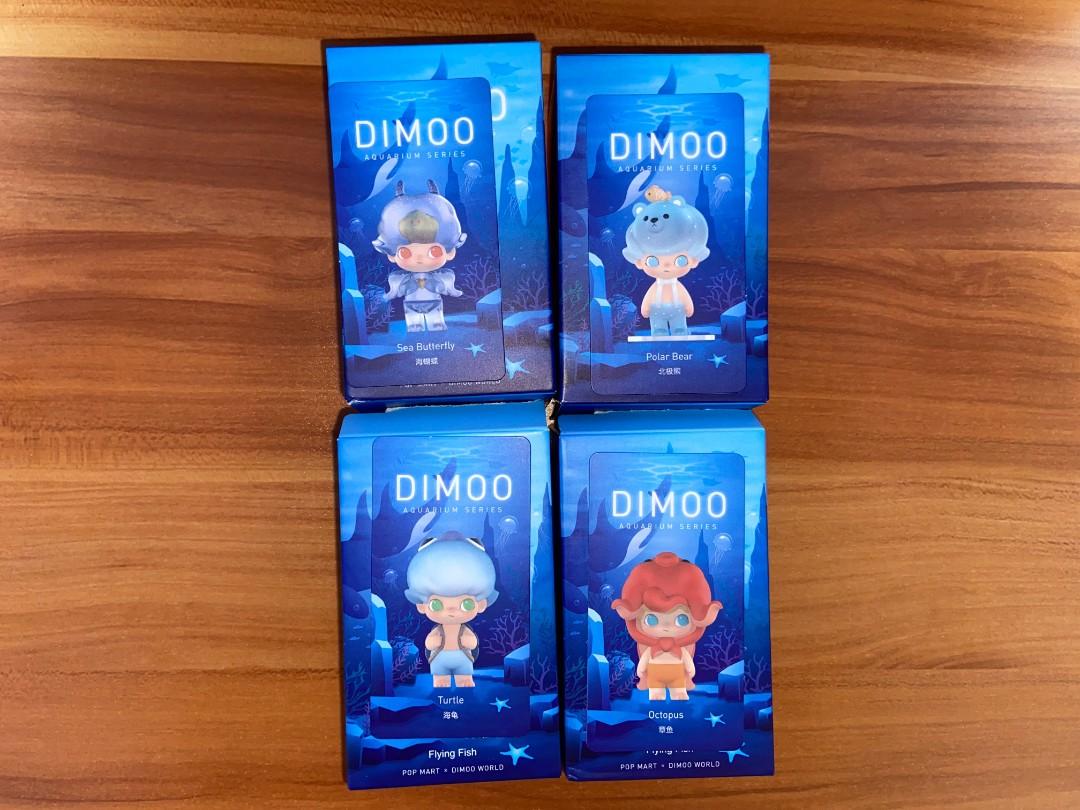 Popmart Dimoo Sea Aquarium series - Sea butterfly / polar bear / turtle ...