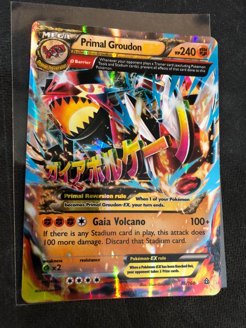 Primal Groudon EX - 86/160 - Ultra Rare XY: Primal Clash Singles ...