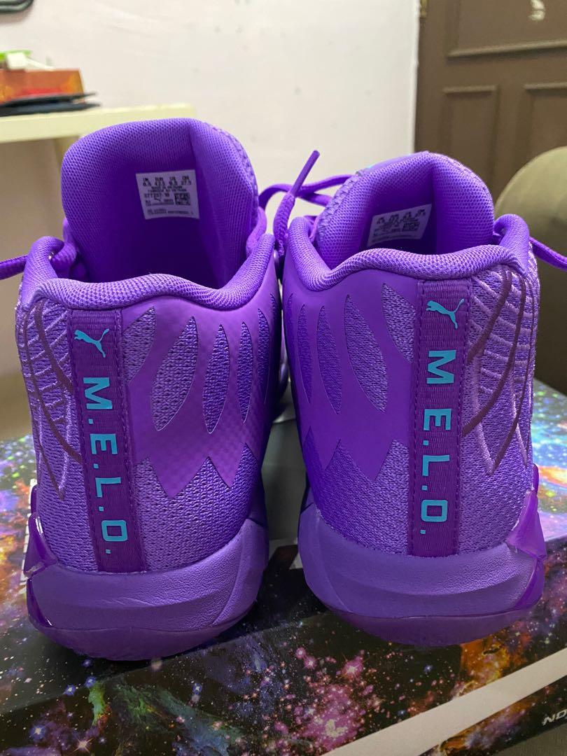 Puma MB.01 Purple glimmer, Men's Fashion, Footwear, Sneakers on Carousell