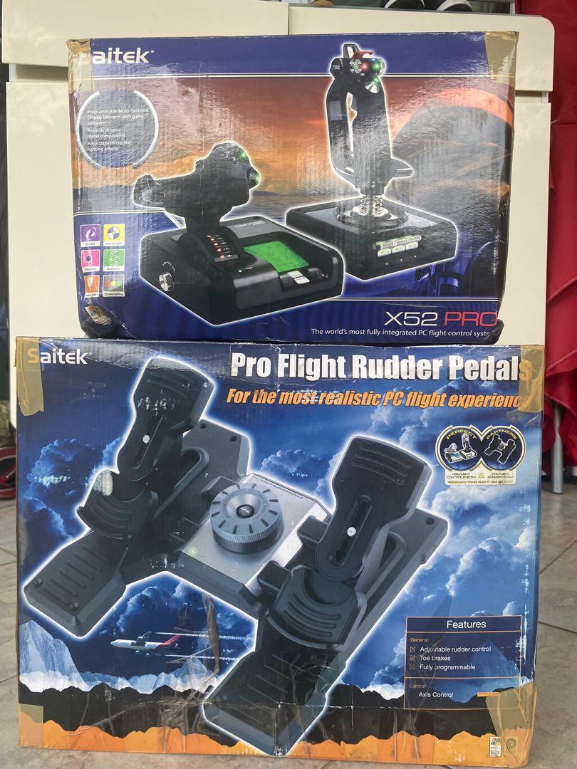 Saitek Flight Control Controller Bundle, Video Gaming, Gaming ...
