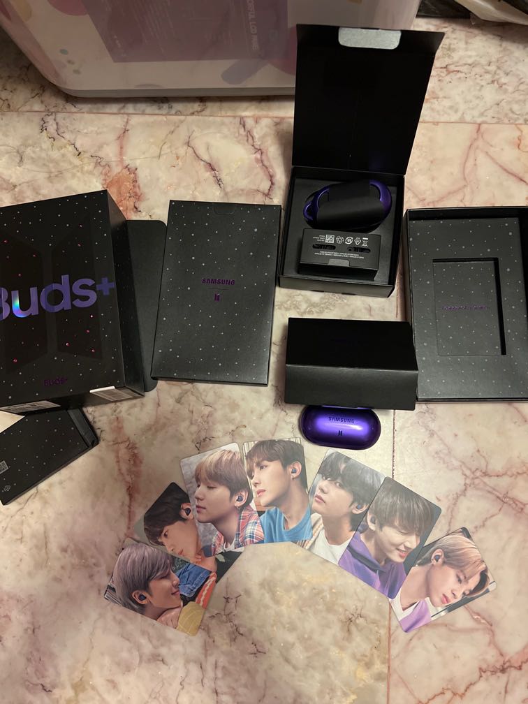Samsung galaxy Buds+ BTS edition, Audio, Earphones on Carousell