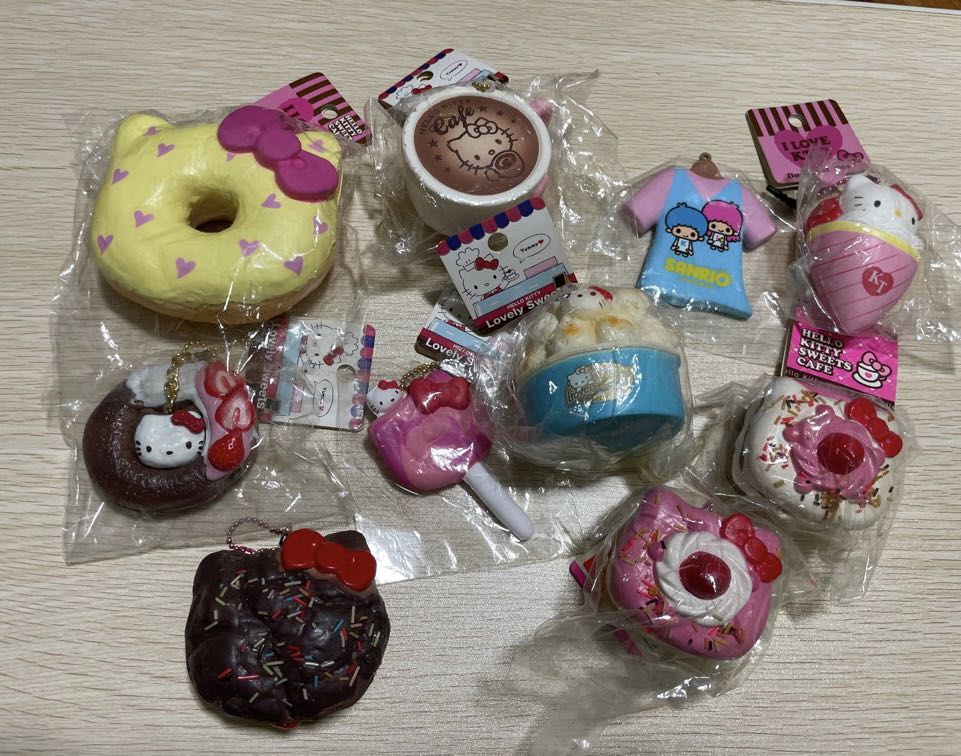 sanrio squishies, Hobbies & Toys, Toys & Games on Carousell