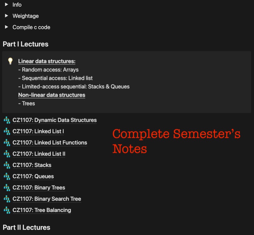 [SC1007/CZ1107] Data Structures & Algorithms Notes for Computer Science ...