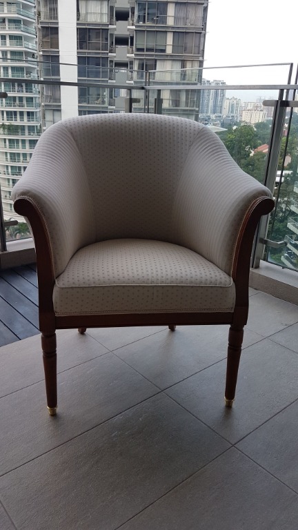 SELVA Italian Classic Louis Philippe Armchair, Furniture & Home Living ...