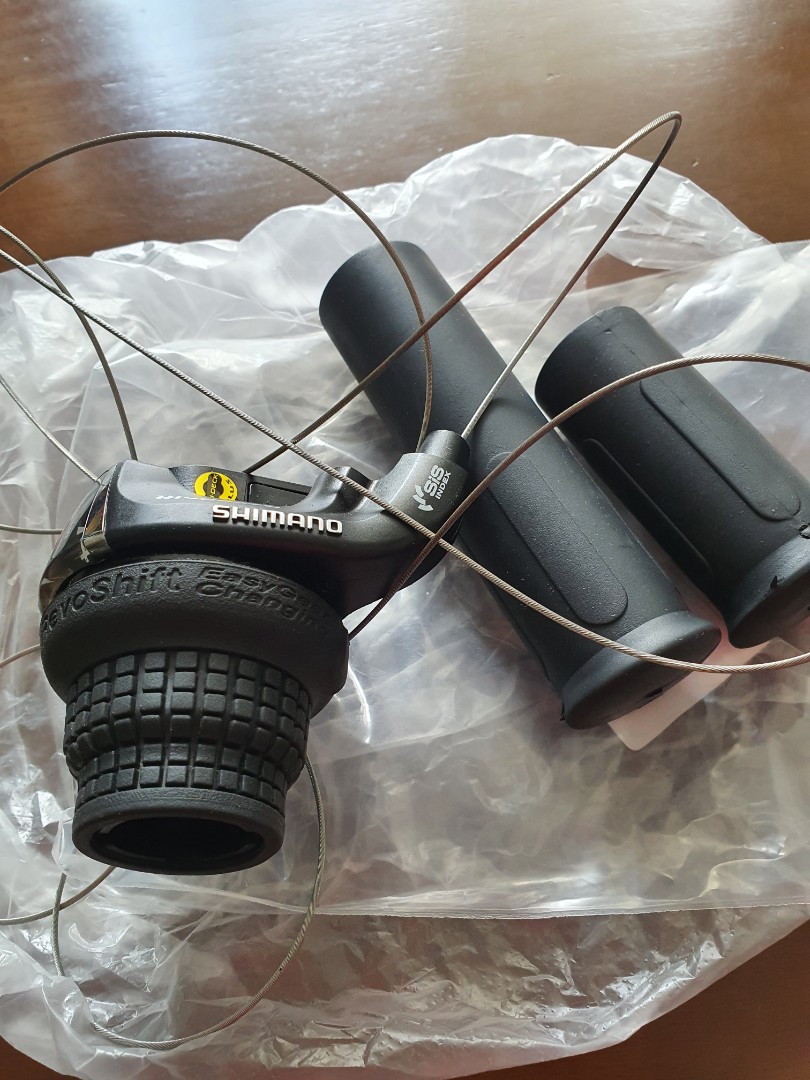 Shimano 6-gear shift with grips, Sports Equipment, Bicycles & Parts ...