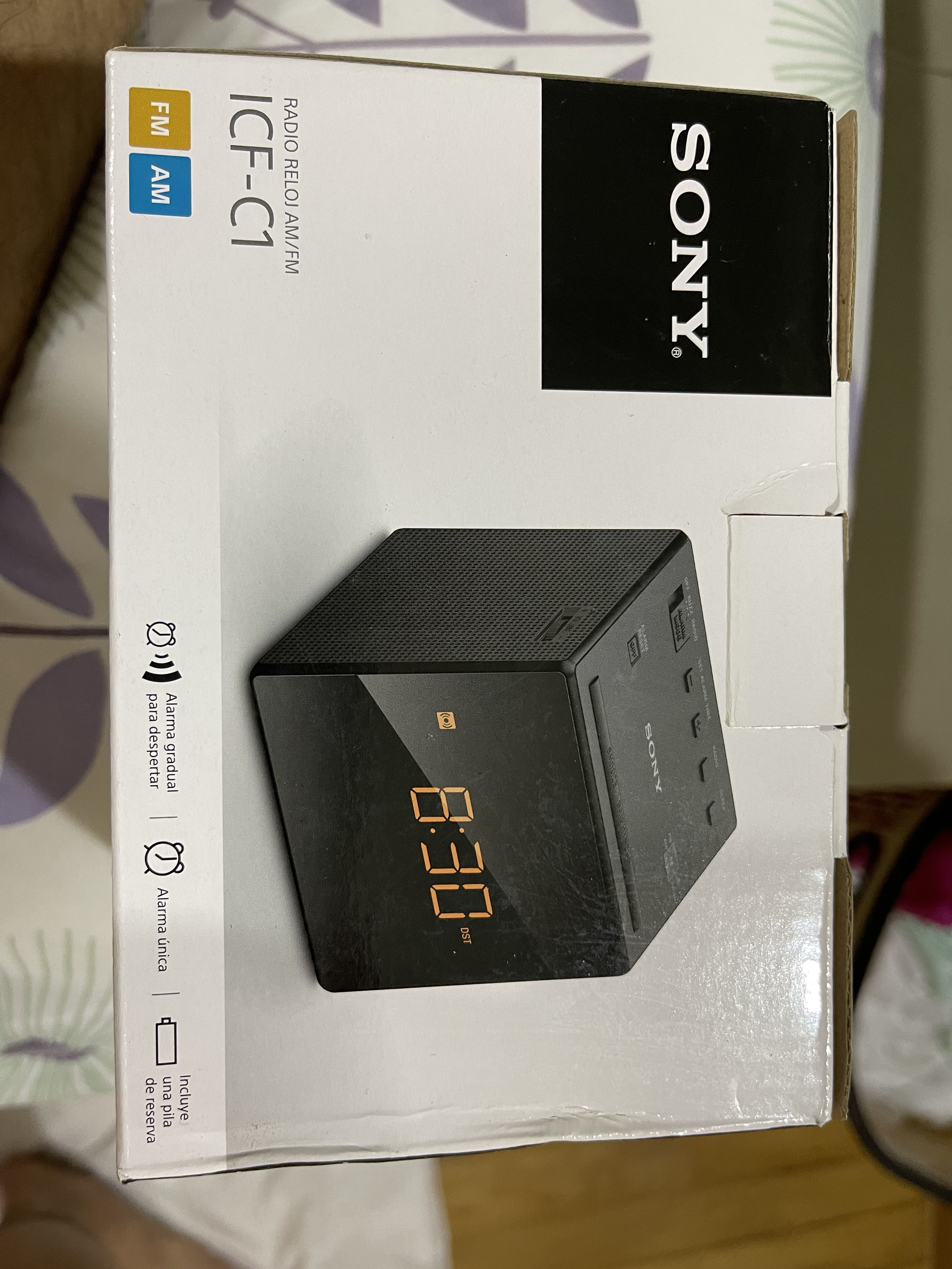 Sony radio digital clock, Furniture & Home Living, Home Decor, Clocks ...