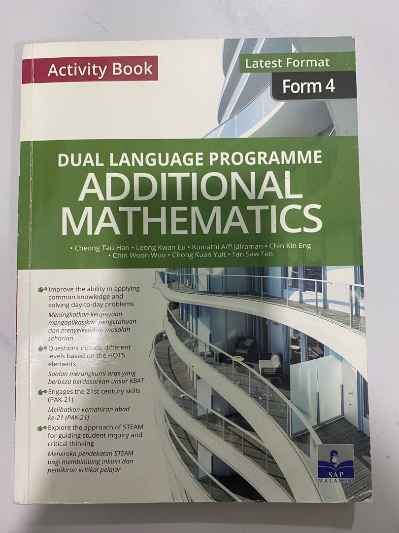 SPM ADD MATHS FORM 4 KSSM, Hobbies & Toys, Books & Magazines ...