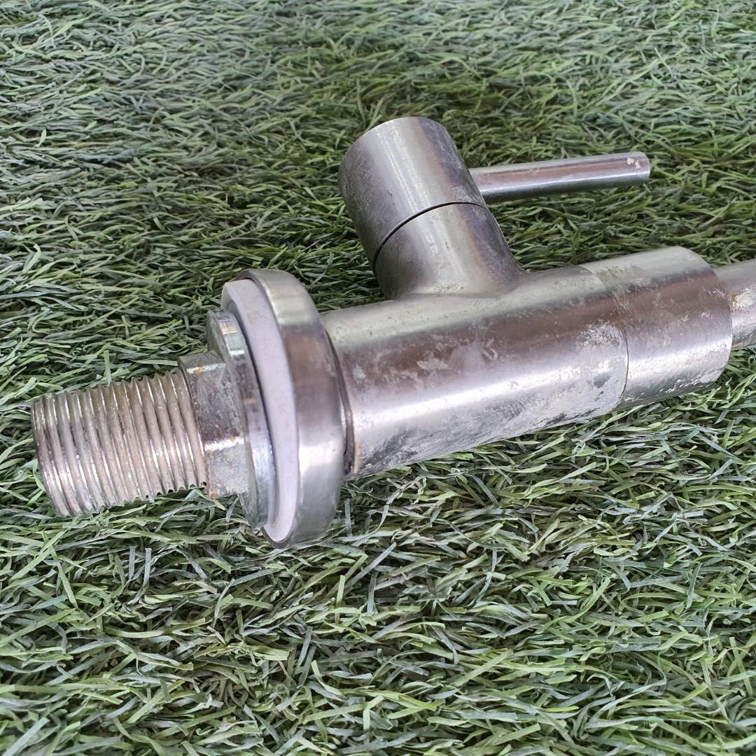 Stainless steel 304 sink tap Pipe air Dapur sinki, Furniture & Home ...