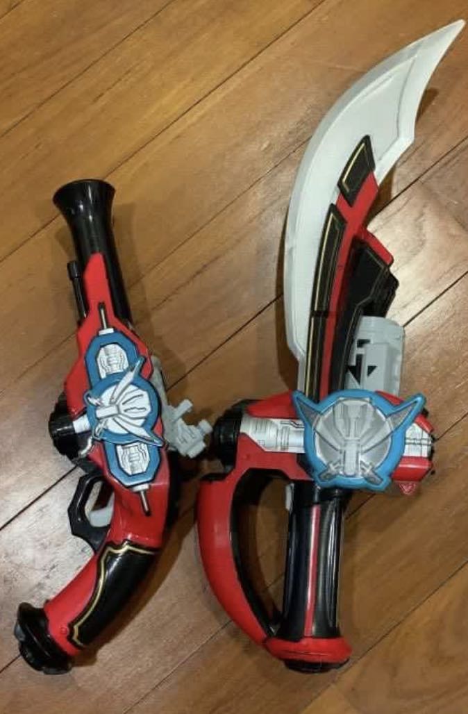 Super Sentai Gokaiger gokai gun and saber, Hobbies & Toys, Toys & Games ...