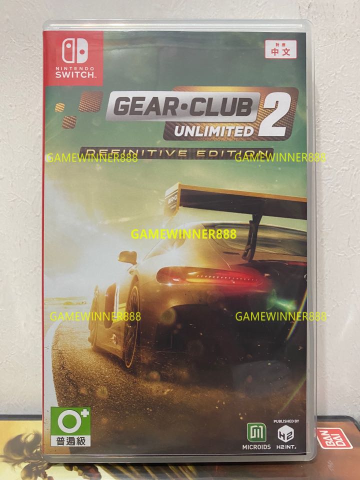 《今日快閃價》（中古二手）Switch NS遊戲 極速俱樂部 無限2 Gear Club Unlimited 2 [Definitive Edition] 港版中英文版 賽車遊戲 （可1-4人 ...