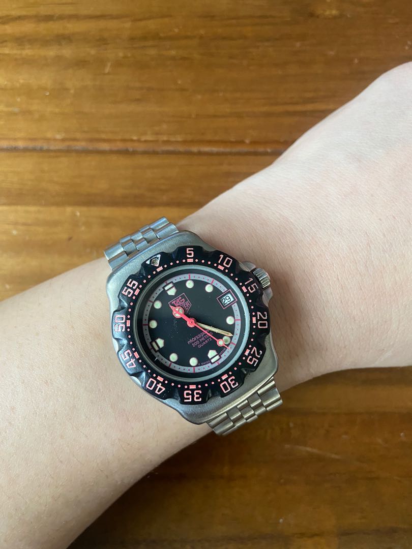 Tag Heuer F1 Classic - pink !, Luxury, Watches on Carousell