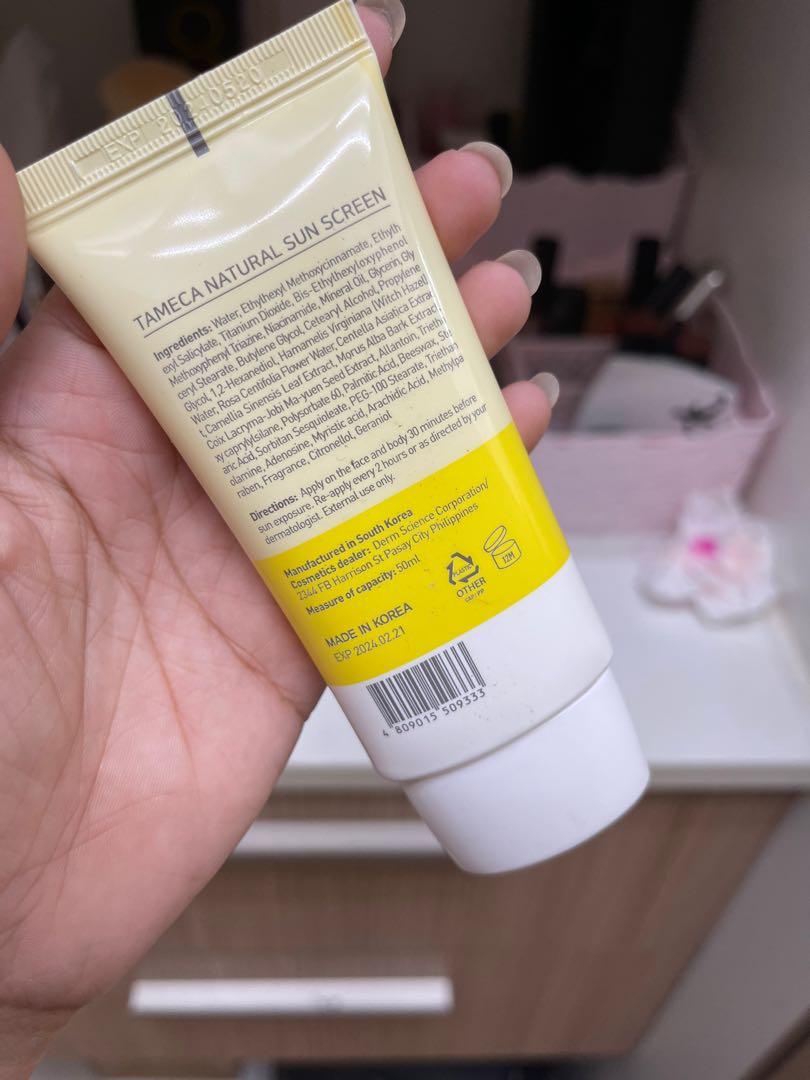Tameca sunscreen, Beauty & Personal Care, Face, Face Care on Carousell