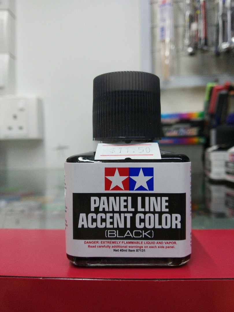 Tamiya Panel Line Accent Color Black, Hobbies & Toys, Stationery ...