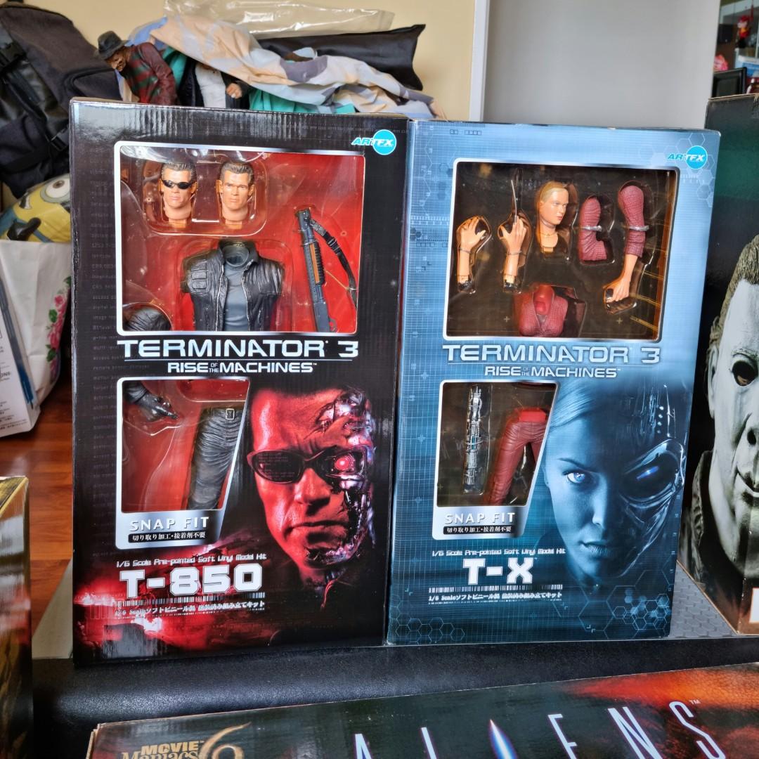 Terminator 3 Rise of the Machine - T-850, T-X, The Crow Reflections ...