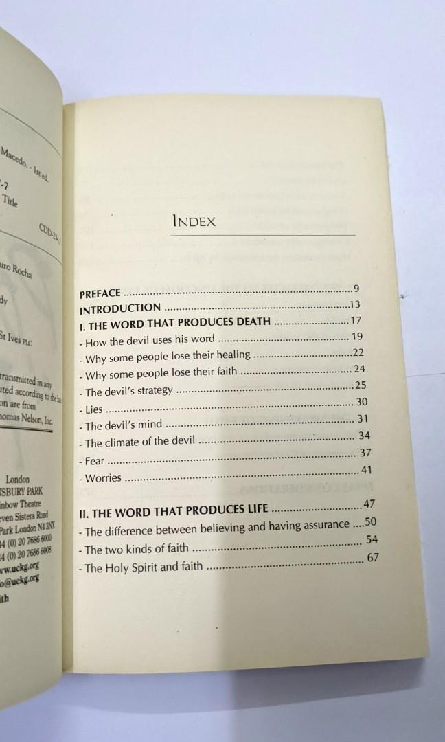 The supernatural Power of Faith - Bishop Edir Macedo - Christian Book ...