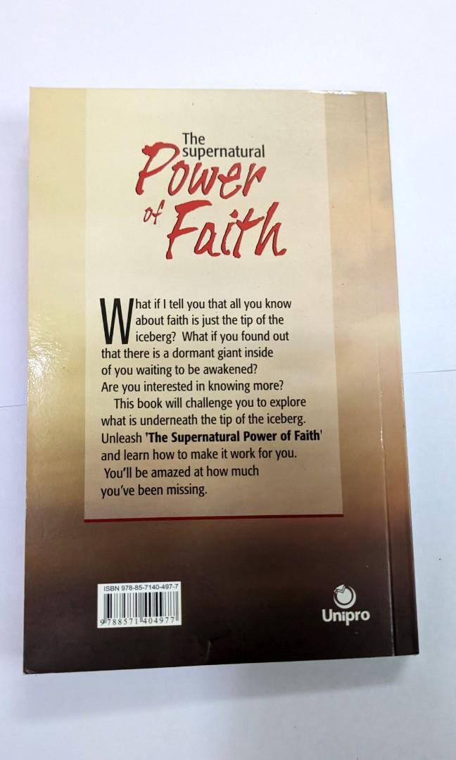 The supernatural Power of Faith - Bishop Edir Macedo - Christian Book ...