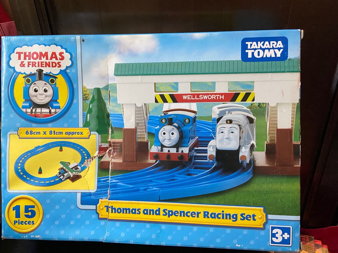 Thomas & friends Thomas and Spencer racing set Tomy Takara plarail 火車 ...
