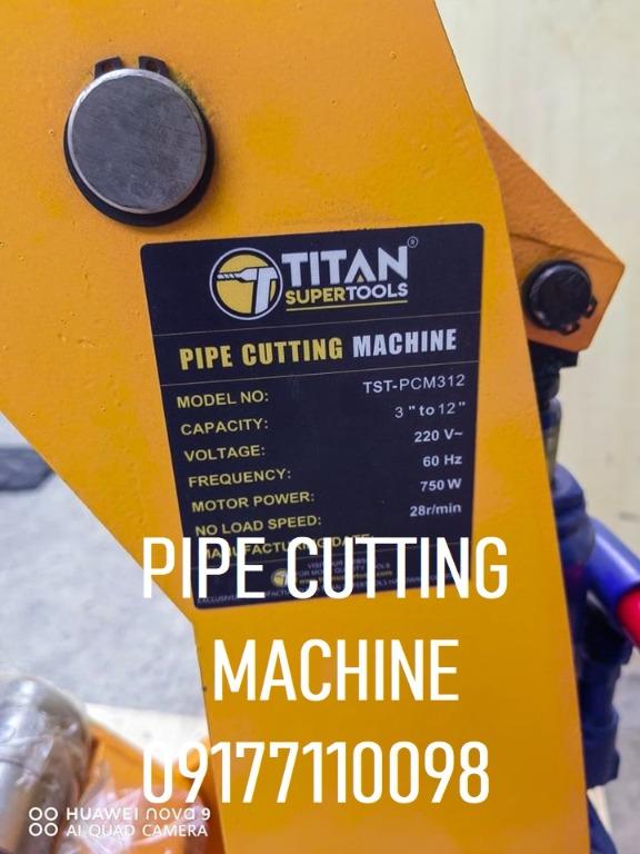 Titan Pipe Cutting Machine, Commercial & Industrial, Construction Tools ...