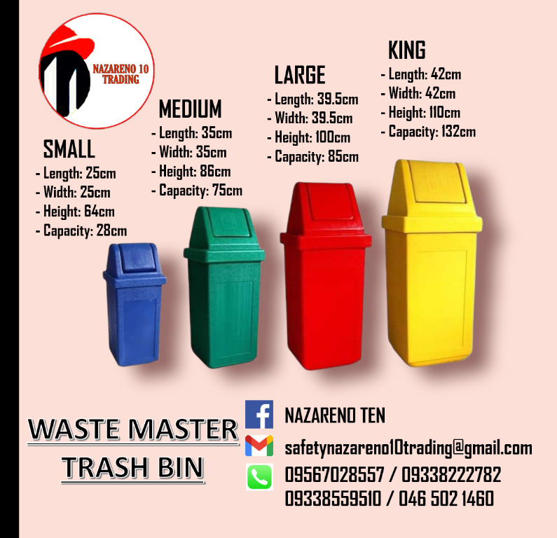 TRASH BIN SWING BIN BASURAHAN TRASHBIN, Announcements on Carousell