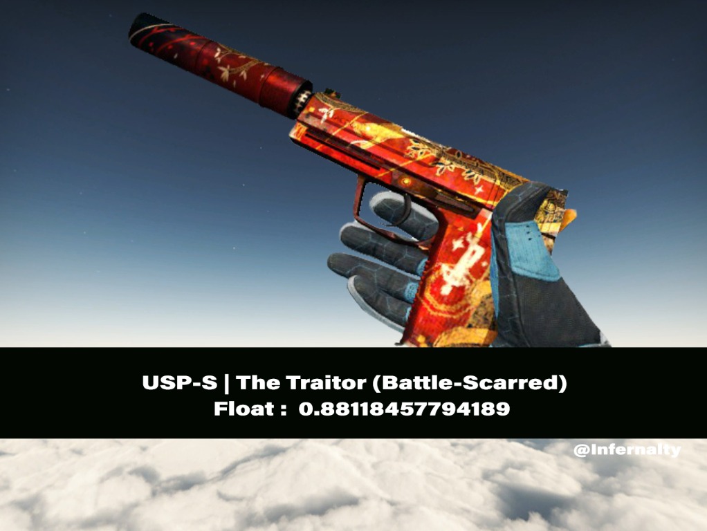 USP-S The Traitor BS CSGO SKINS KNIVES, Video Gaming, Gaming ...